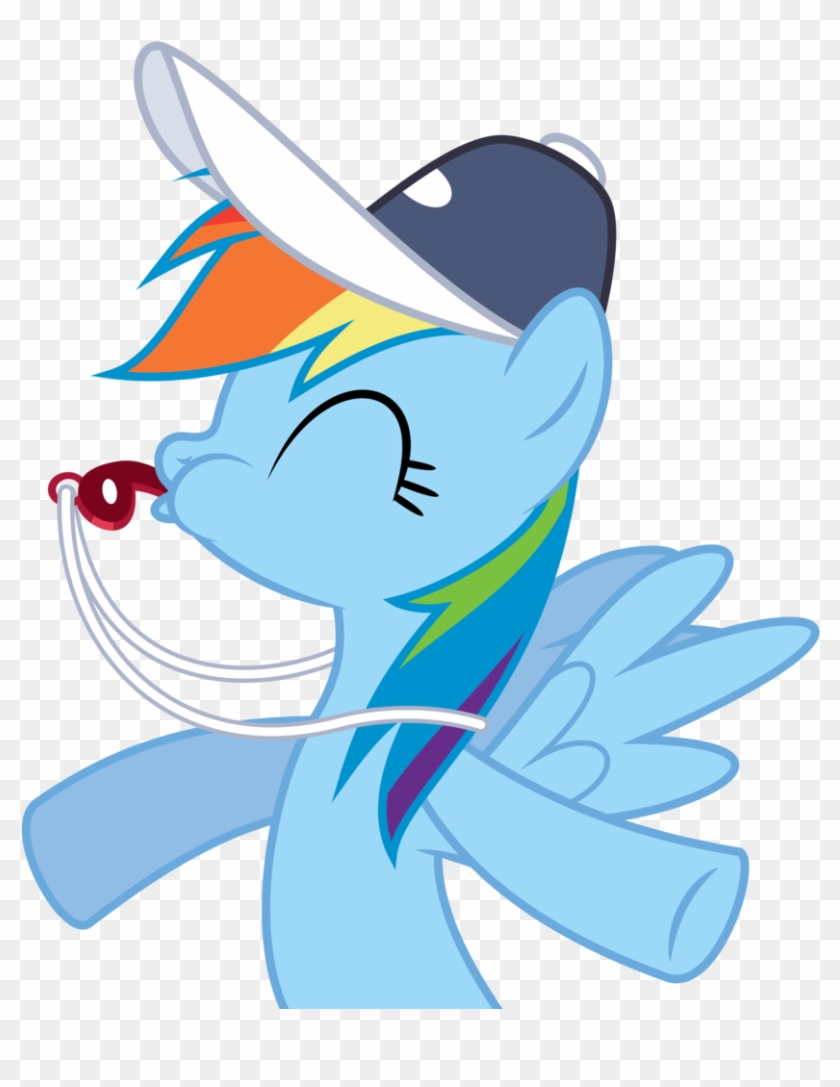 Fanmade Rainbow Dash Blowing Whistle In Harshwhinnys - Mlp Rainbow Dash ...