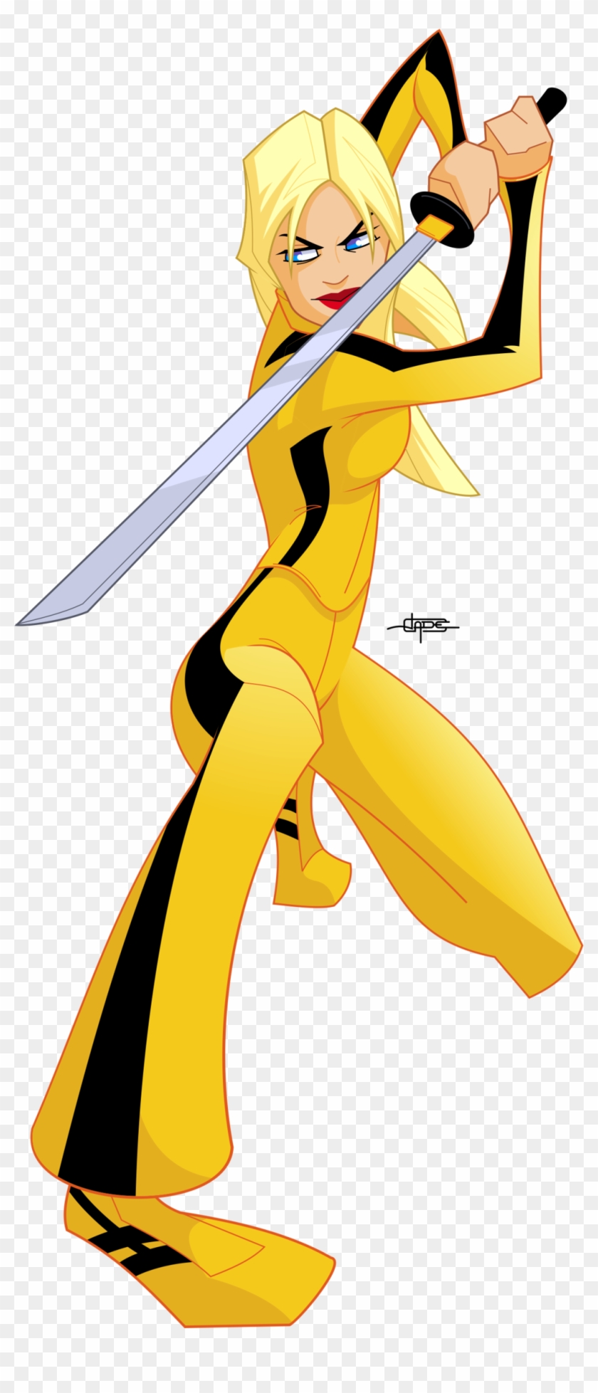 Burningeyestudios Kill Bill - Kill Bill The Bride Art - Full Size PNG ...
