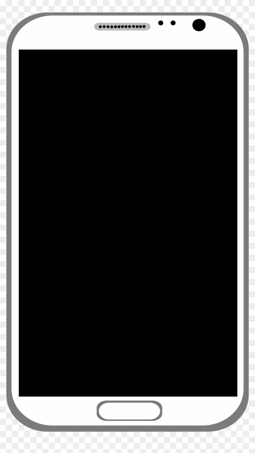Iphone Clipart Black And White