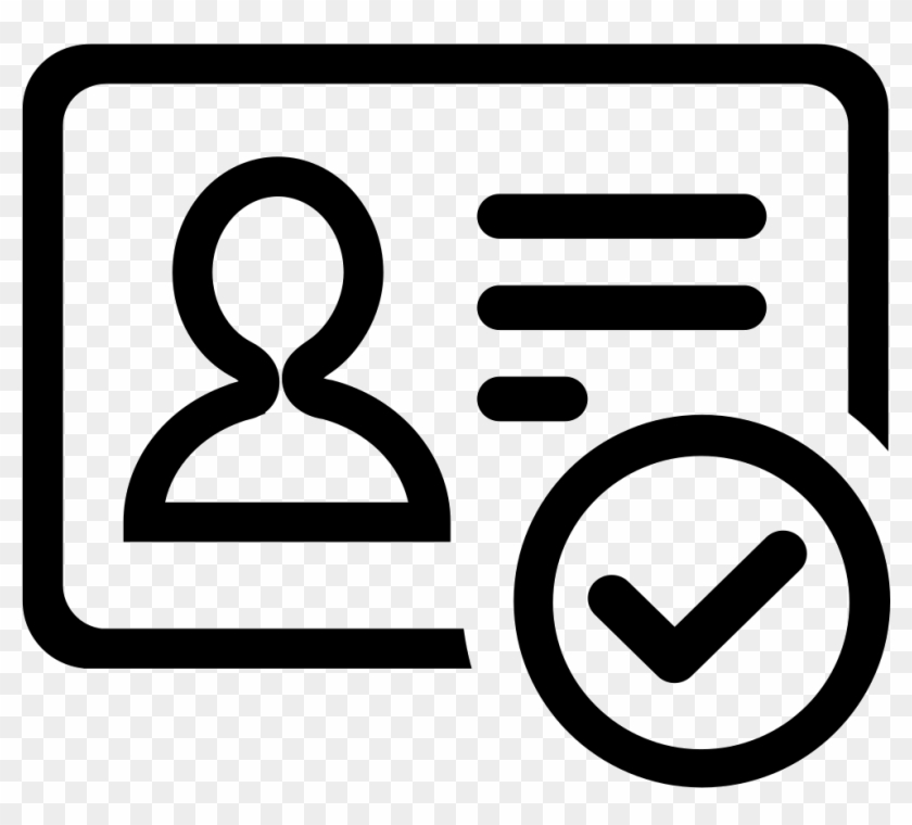 Identity Verification Notice Comments - Id Verification Icon Png - Full ...