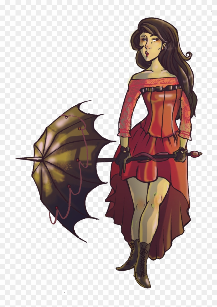 Lady In Red Copy - Lady In Red Copy - Free Transparent PNG Clipart ...