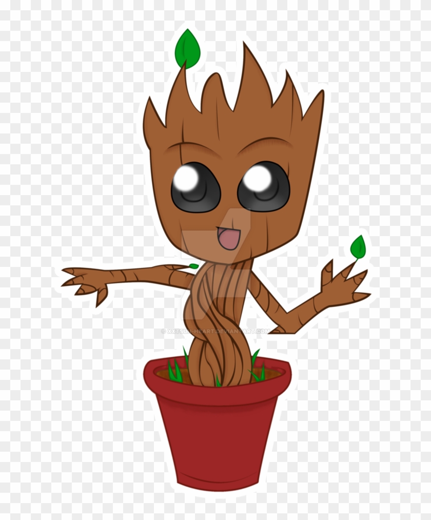 I Am Groot~ By Xxtsun-heart - Cartoon - Free Transparent PNG Clipart ...