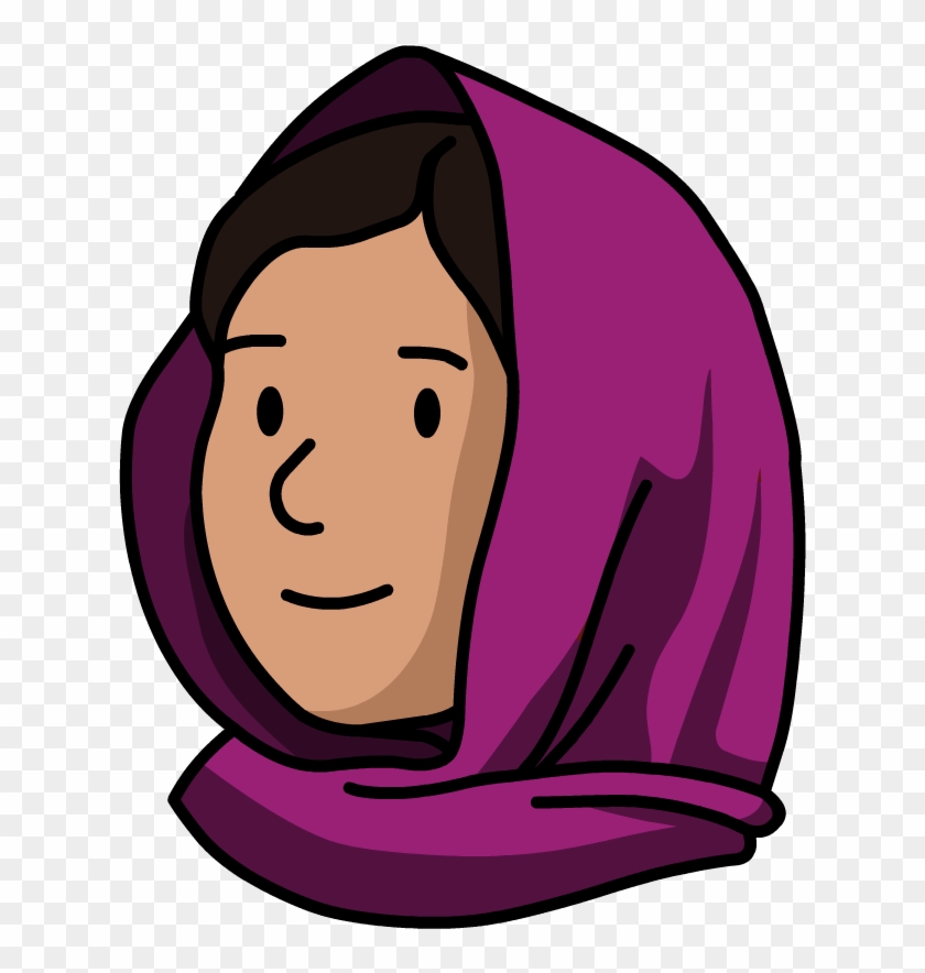 Clip Art Of Malala - Full Size PNG Clipart Images Download