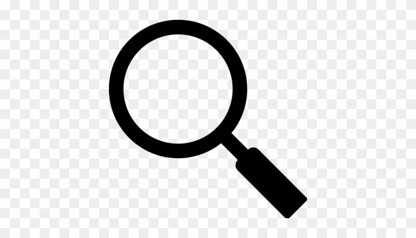 Magnifying Glass Icon Vector - Full Size PNG Clipart Images Download