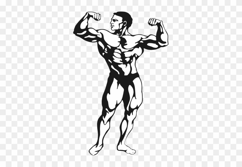 Fitness Muscle Man - Bodybuilder Clipart - Full Size PNG Clipart Images ...