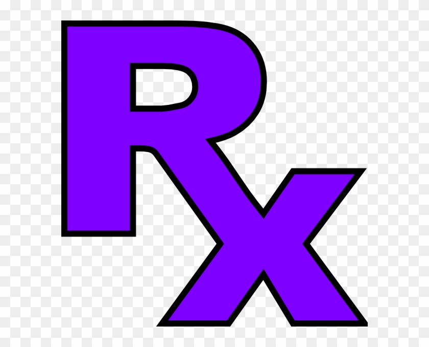Purple Rx Clip Art - Rx Clipart - Full Size PNG Clipart Images Download