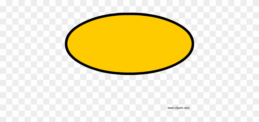 Yellow Oval Free Clip Art Image - Clip Art - Full Size PNG Clipart ...
