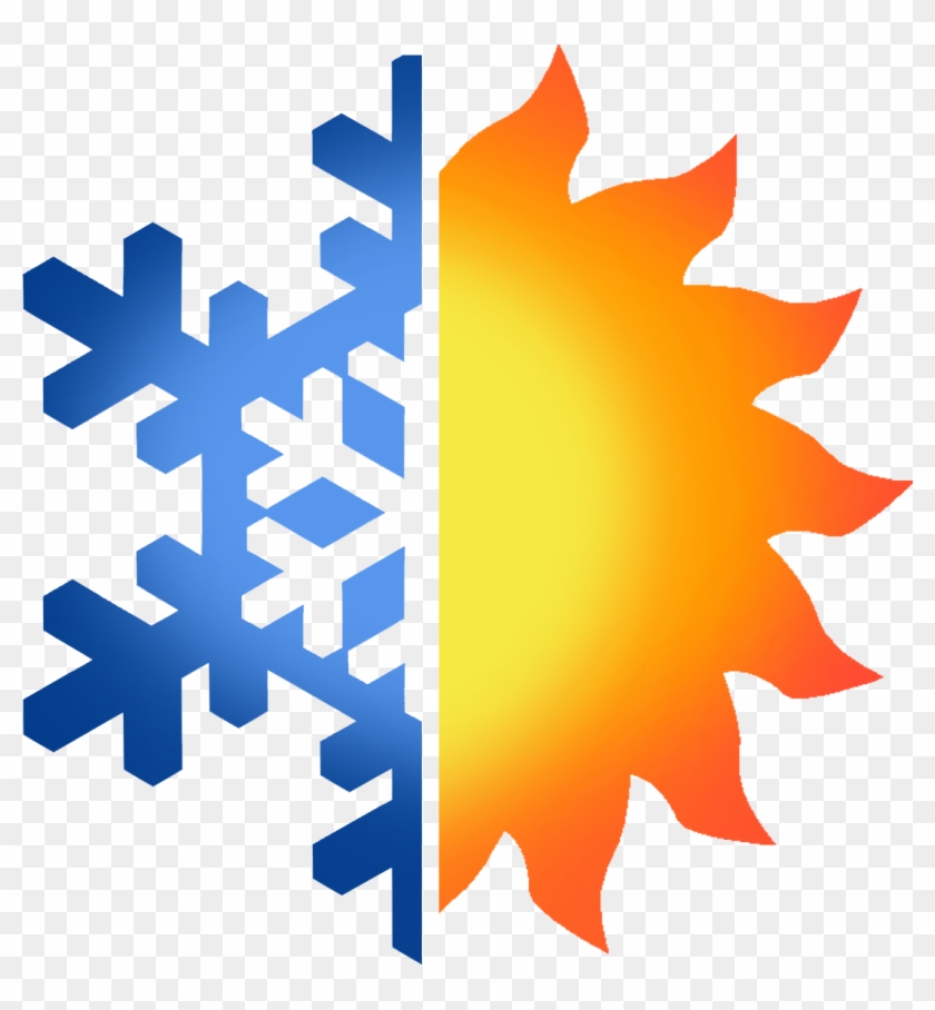 Heating And Cooling Icon - Heating And Air Conditioning - Full Size PNG ...