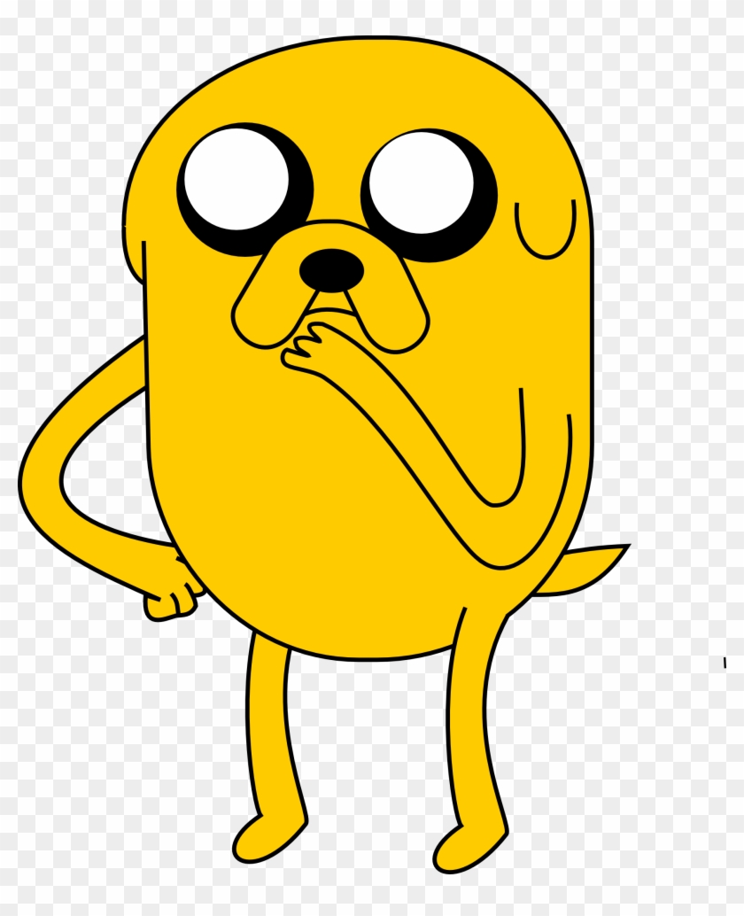 Jake The Dog Clipart - Cartoon Characters Adventure Time - Full Size ...