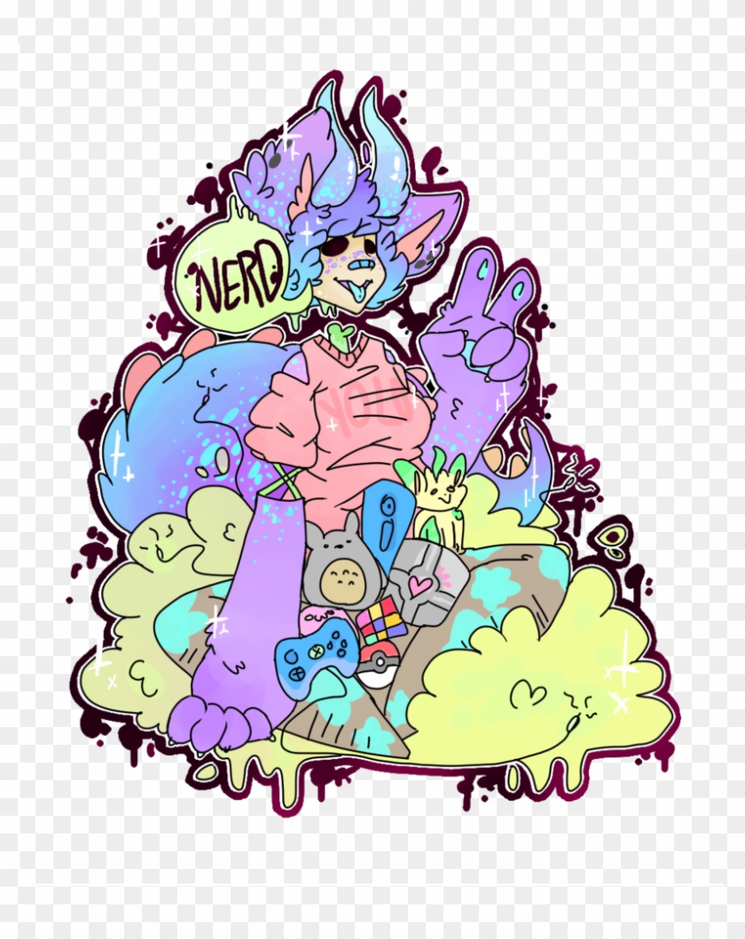 Ha Nerd By Phycebite - Cartoon - Free Transparent PNG Clipart Images ...