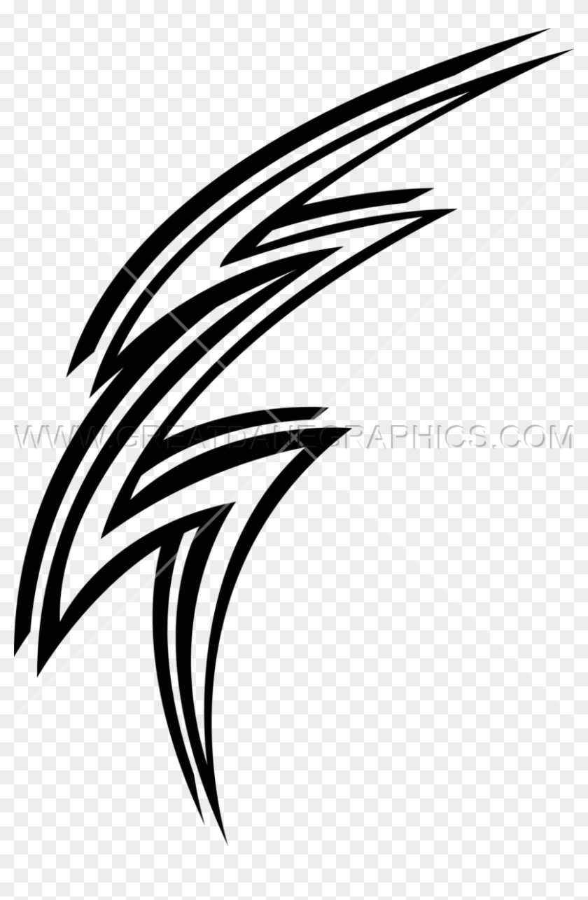 Lightning Bolt - Line Art - Full Size PNG Clipart Images Download