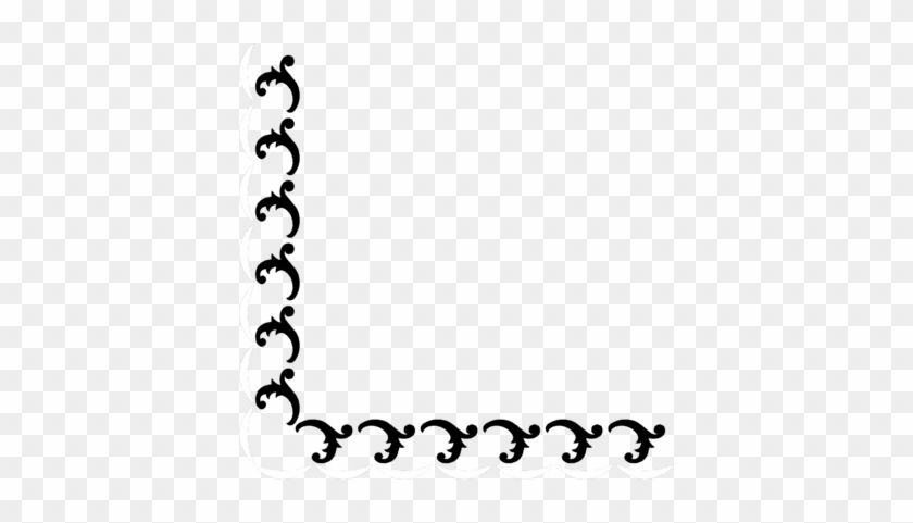Beautiful Decorative Corner Border Designs Decorative - Corner Design Clip Art - Full Size PNG ...