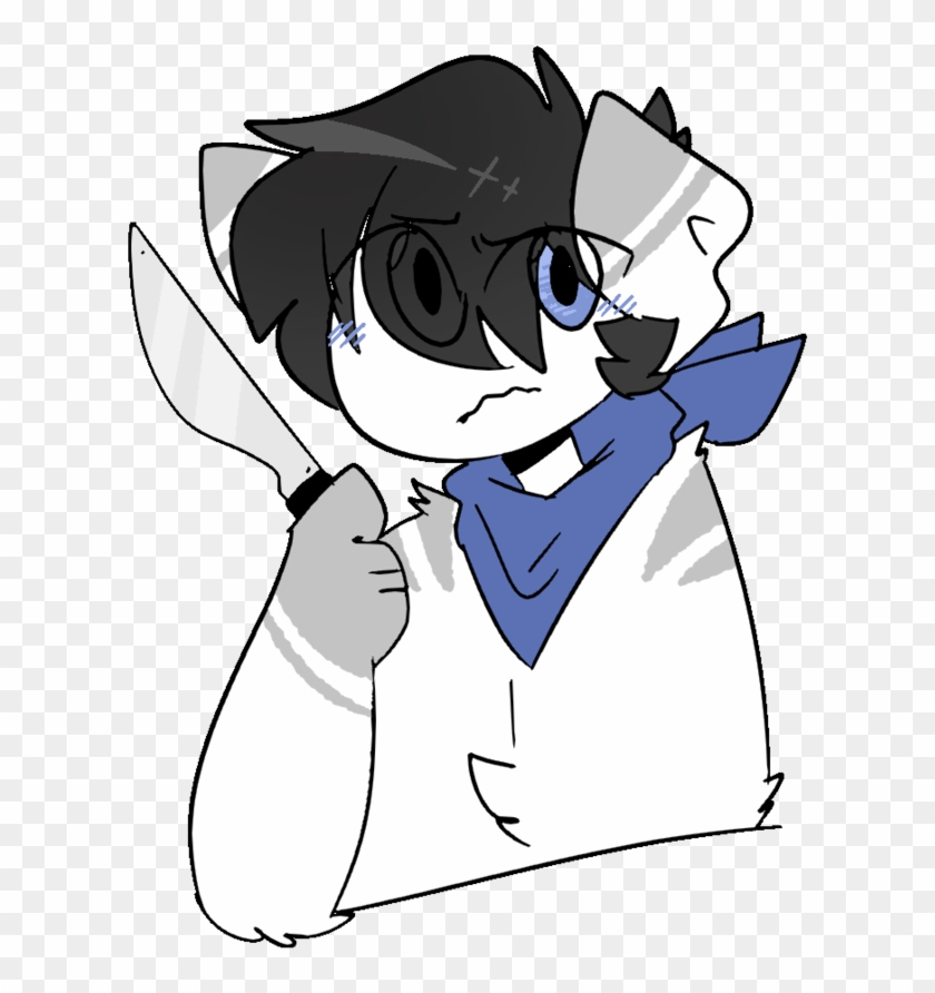 Knife Doggo By Milky-kawfi - Cartoon - Free Transparent PNG Clipart ...
