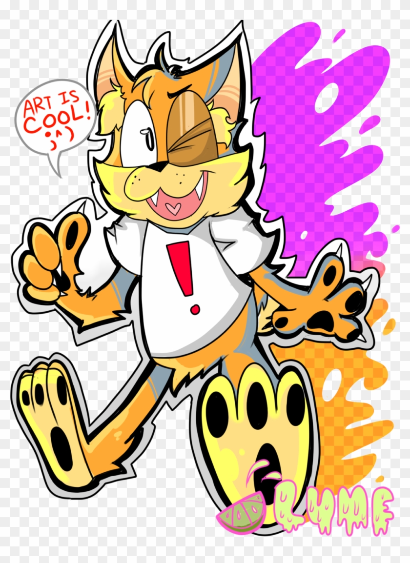 Bubsy B-) By Cinnapepper - Cartoon - Free Transparent PNG Clipart ...