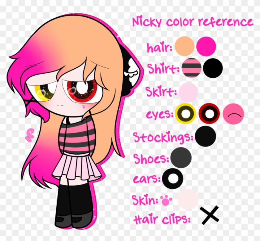 ~nicky Color Reference By Nini The Inkling - Cartoon - Full Size PNG ...