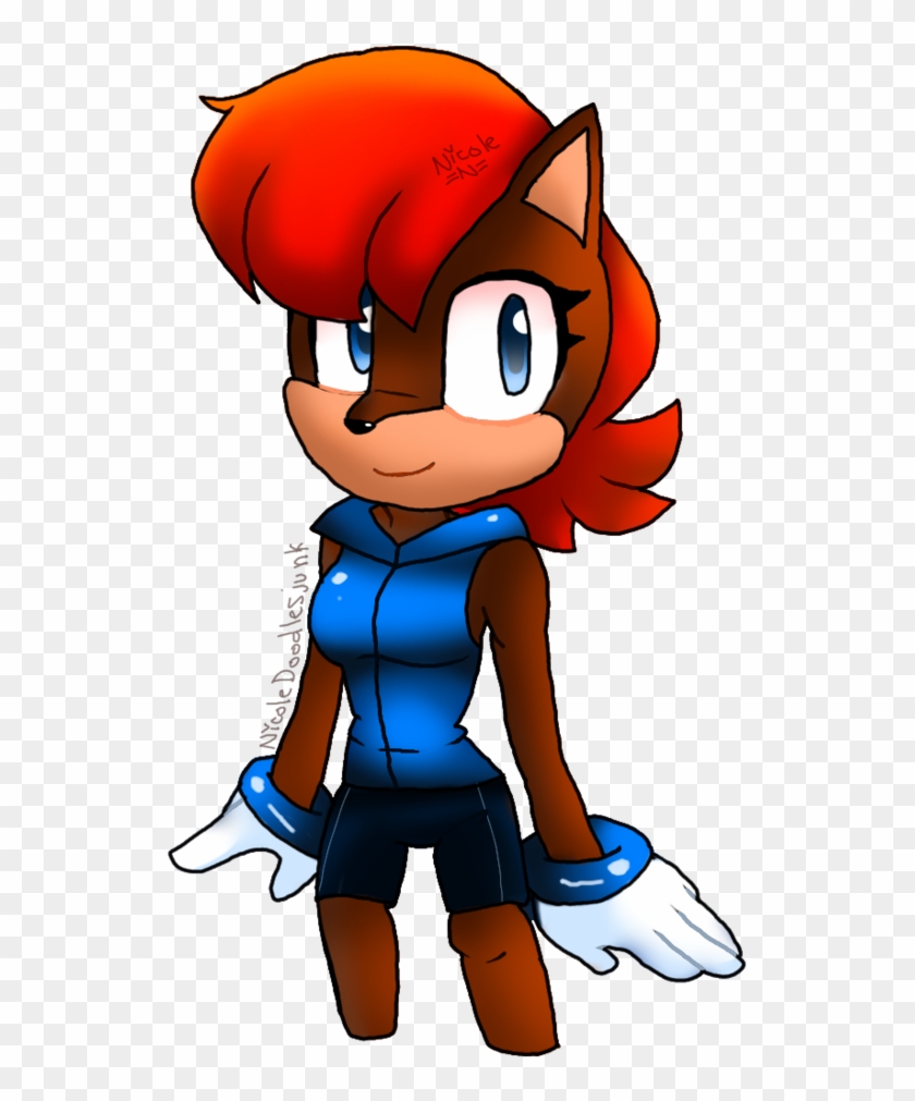 Sally Acorn By Nicoledoodlesjunk - Cartoon - Free Transparent PNG ...