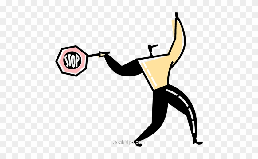 Crossing Guards Royalty Free Vector Clip Art Illustration - Crossing ...