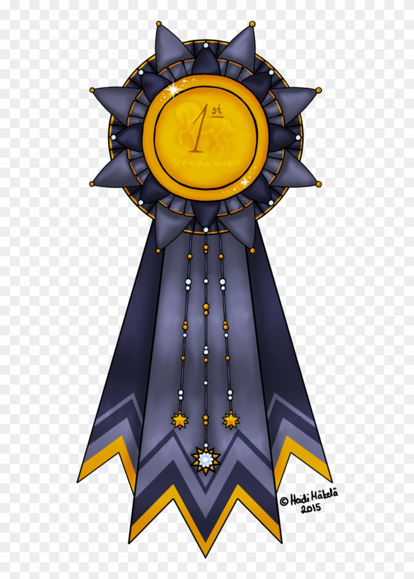 1st Place Ribbon By Cloudrunner64 - Cartoon - Full Size PNG Clipart ...