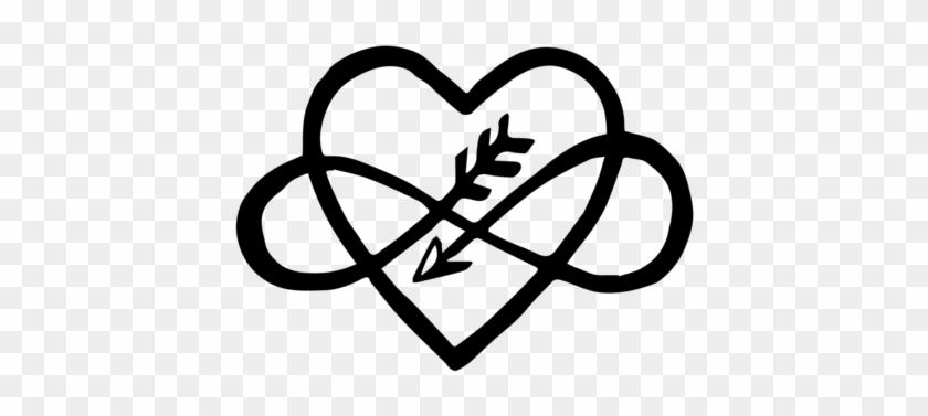 Heart Infinity Symbol - Heart With Infinity Sign - Full Size PNG ...