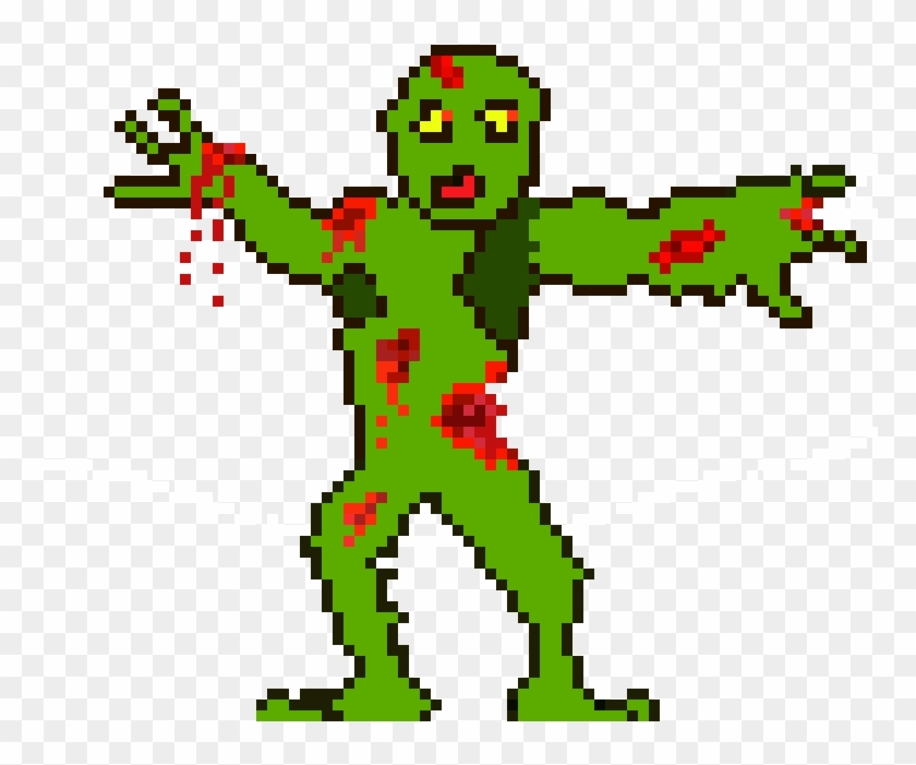 Zombie Boss - Pixel Art - Full Size PNG Clipart Images Download