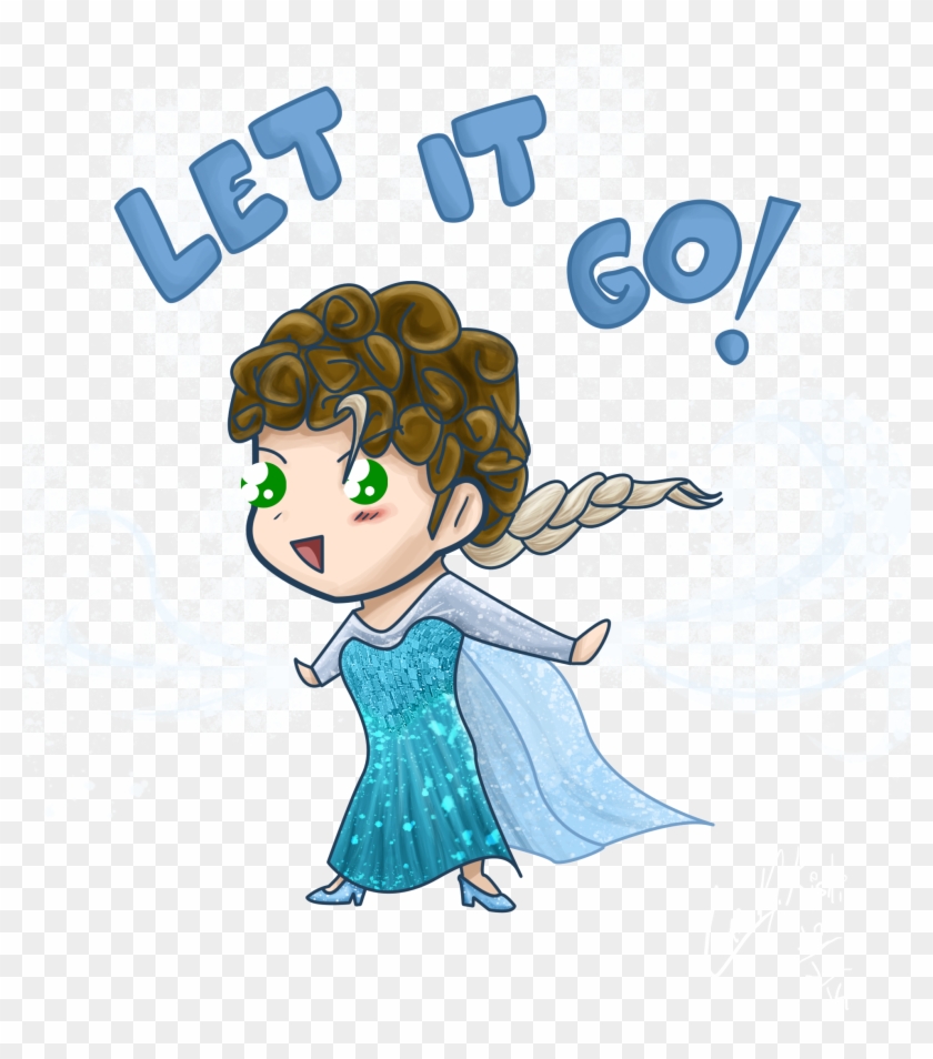 Lubatv By Lk Draw Let It Go Lubatv By Lk Draw - Cartoon - Full Size PNG ...