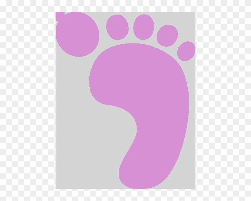 Pink Footprint Clip Art At Clker Pink Footprints Clip - Pink Footprint ...