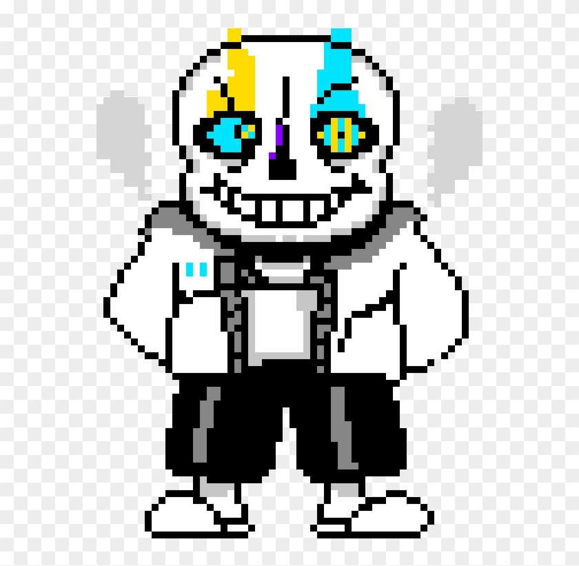 Overlord Sans Stage - Aftertale Sans Pixel Art - Full Size PNG Clipart ...