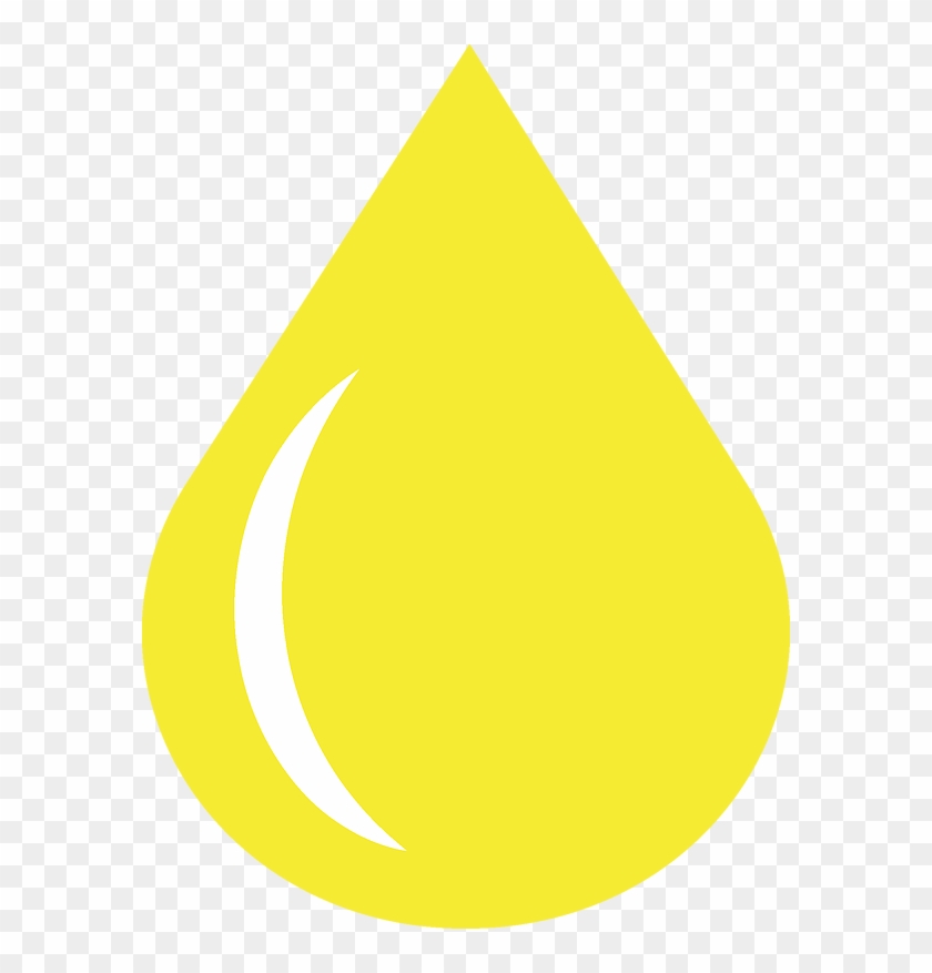 Pms - Yellow Raindrop Clipart - Full Size PNG Clipart Images Download
