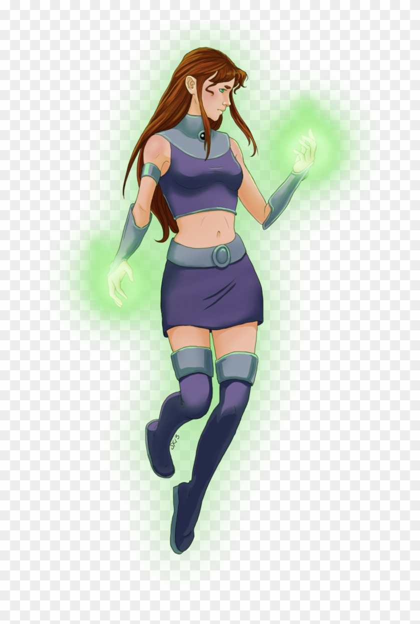 Starfire By Artydesk - Cartoon - Free Transparent PNG Clipart Images ...