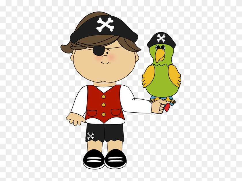 Pirate Girl With A Parrot - Talk Like A Pirate Day Activities - Full ...