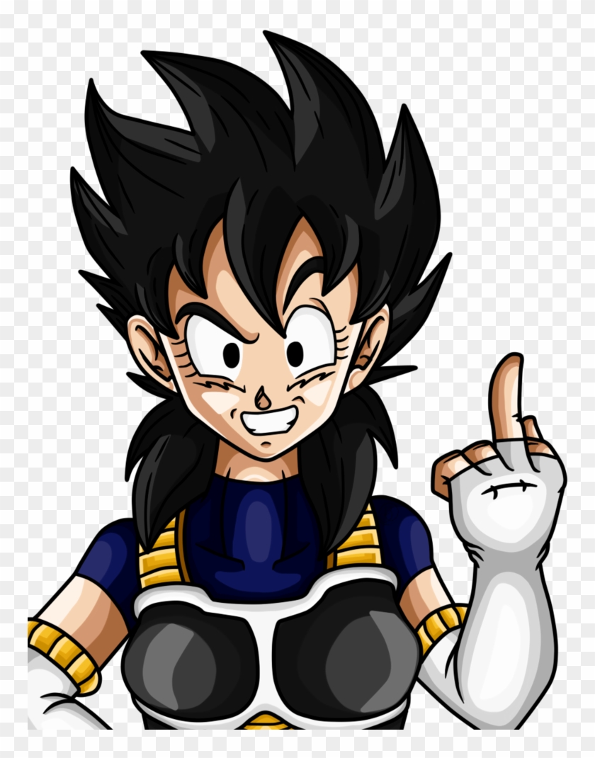 Dbz - - Velia - Flipping The Bird By Daringashia - Cartoon - Free ...