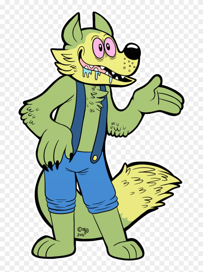 Hungry Fox By Angry-baby - Cartoon - Full Size PNG Clipart Images Download