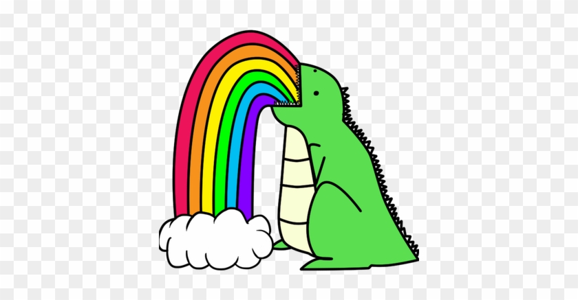 Tiszka - Throwing Up Rainbows Gif - Full Size PNG Clipart Images Download