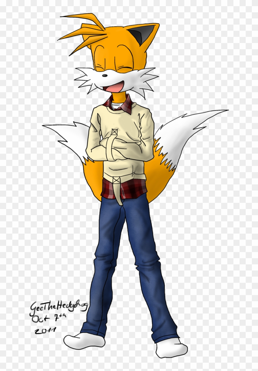 Tails Gone Nuts By Geethehedgehog - Cartoon - Full Size PNG Clipart ...