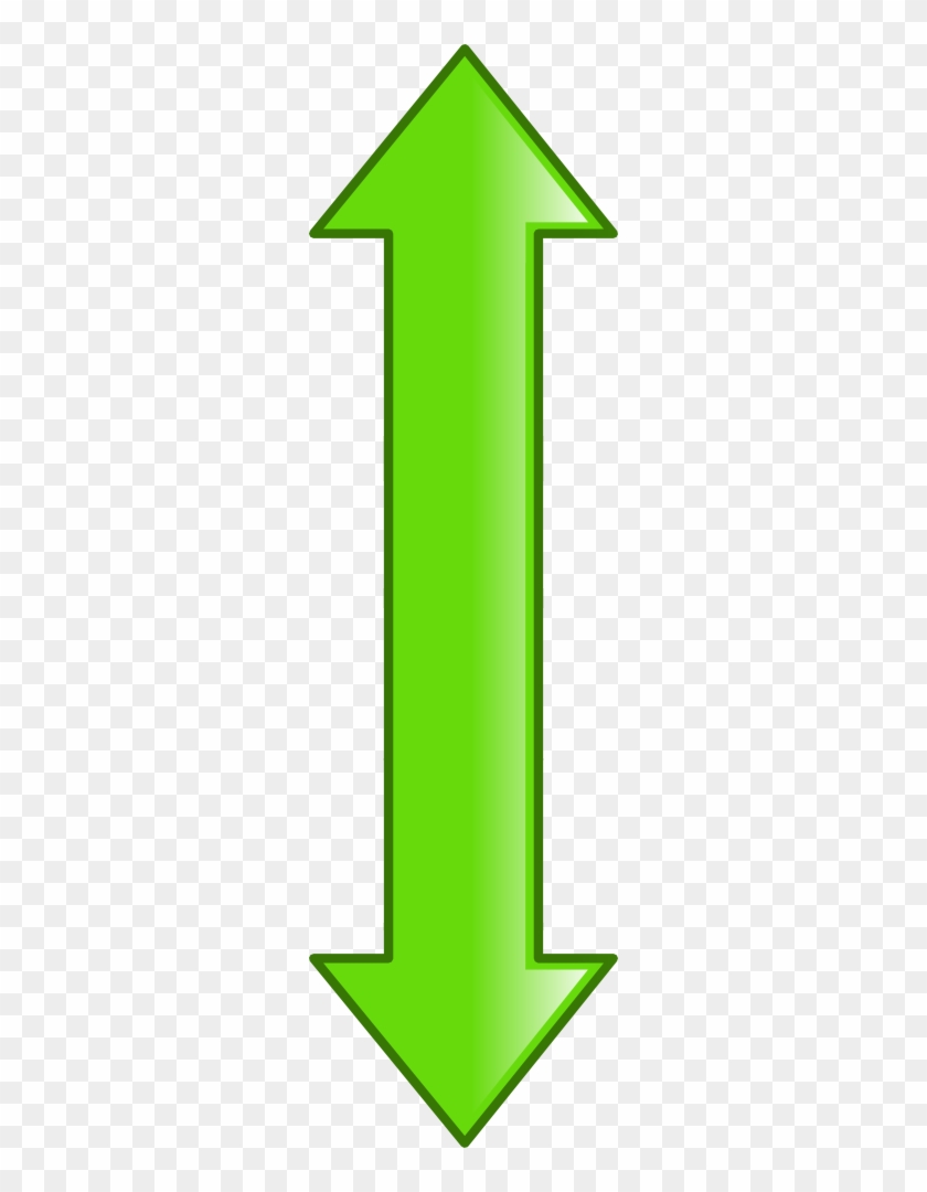 Hexadecimal, Vertical Green Double Arrow - Arrows Pointing Left And ...