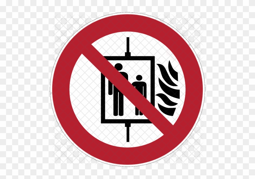 Prohibition Icon - Consigne De Securite De L Incendie - Full Size PNG ...