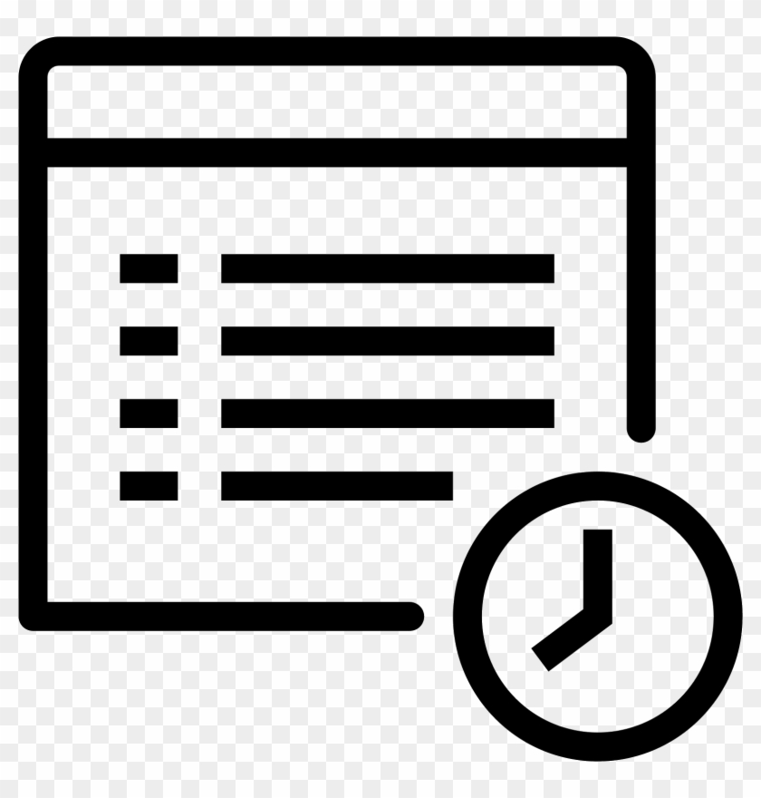 Timesheet Icon - Timesheet Icon - Full Size PNG Clipart Images Download