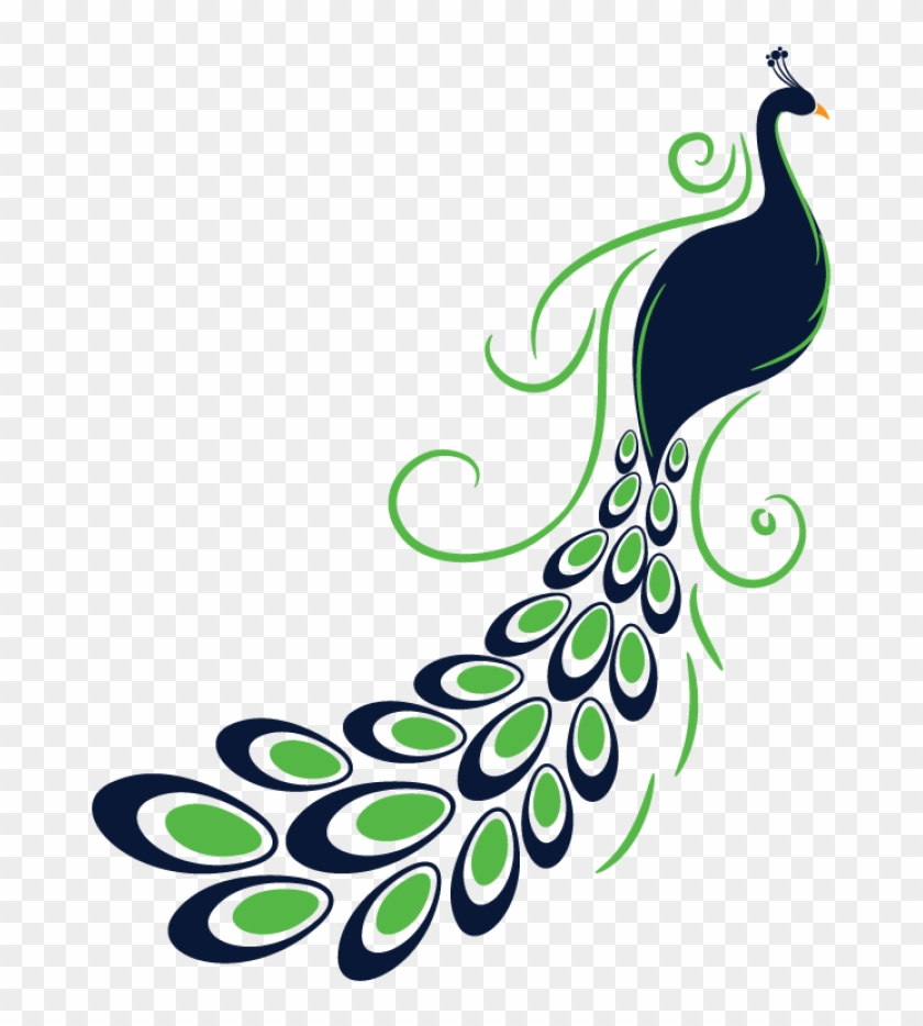 Idq X Image - Peacock Stickers On Wall - Full Size PNG Clipart Images ...