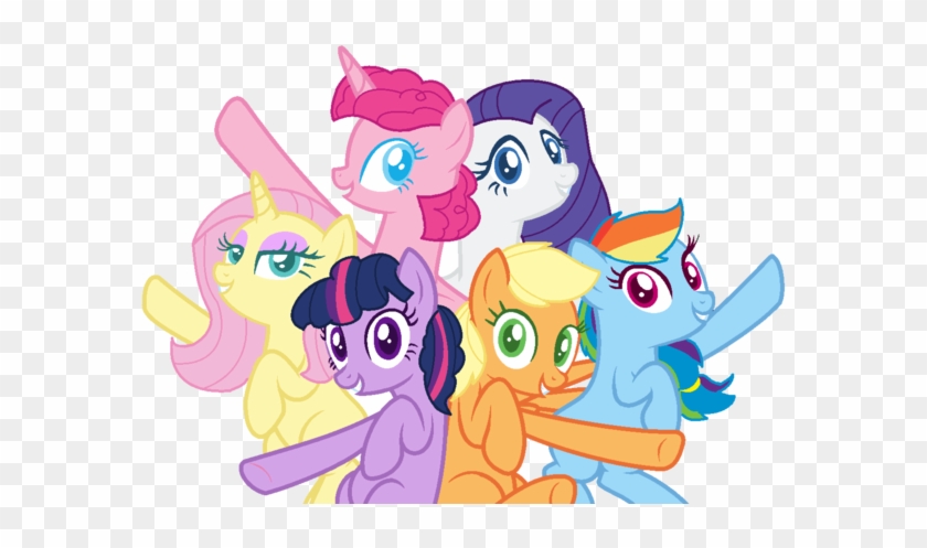 Mlp Mane 6 Swap By Bronyponyyy2340 - Cartoon - Free Transparent PNG ...