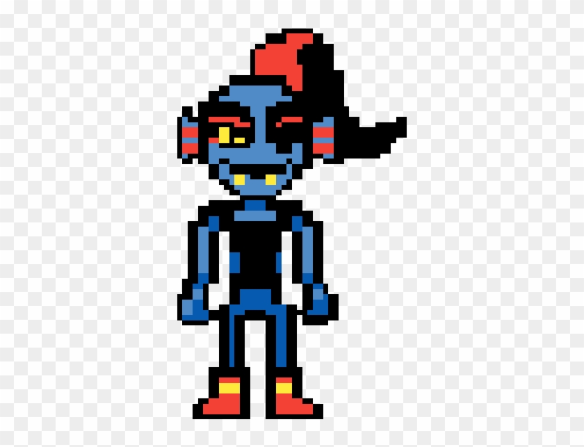 Undertale Undyne Pixel Art - Full Size PNG Clipart Images Download