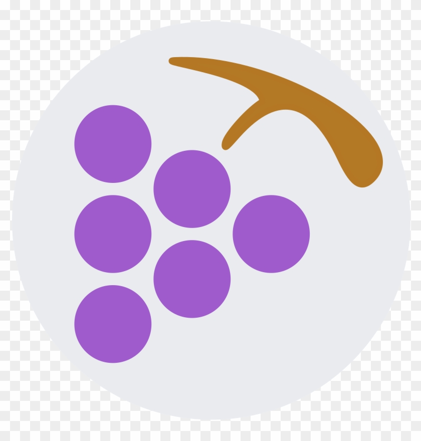 Grape Symbol Logo - Circle - Free Transparent PNG Clipart Images Download