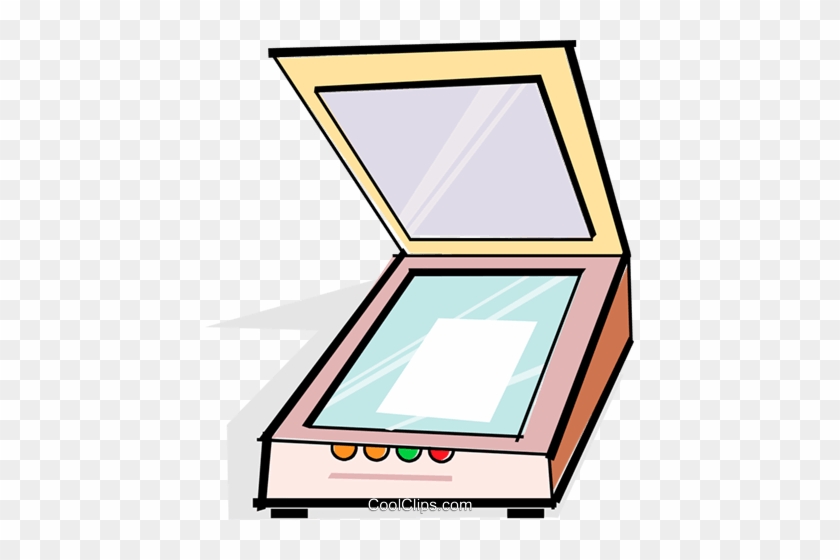 Flatbed Scanner Royalty Free Vector Clip Art Illustration - Clip Art ...