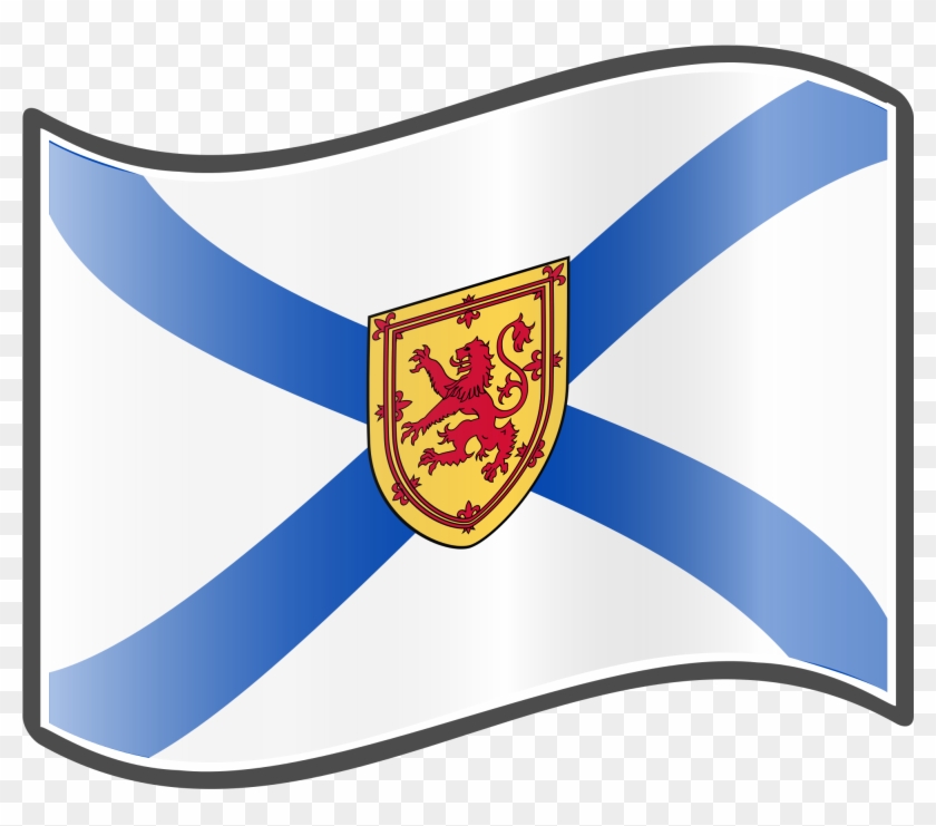 Flag Clipart Nova Scotia - Nova Scotia Flag - Full Size PNG Clipart ...