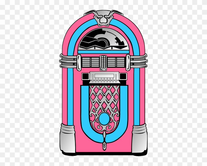 Pink And Blue Jukebox Clip Art - Grease Coloring Pages - Full Size PNG ...