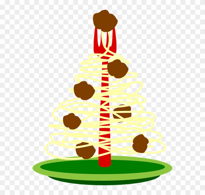 Meatball Clipart Transparent Food - Spaghetti Meatball Christmas Tree ...