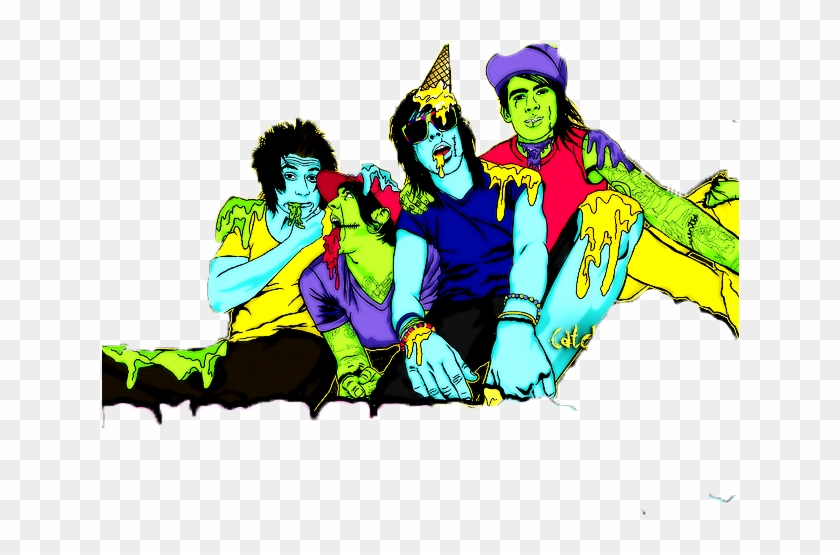 Idk Transparent Zombie Pierce The Veil ” - Illustration - Full Size PNG ...