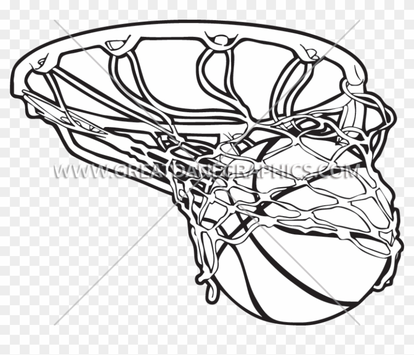 Basketball In Net Clipart - Full Size PNG Clipart Images Download