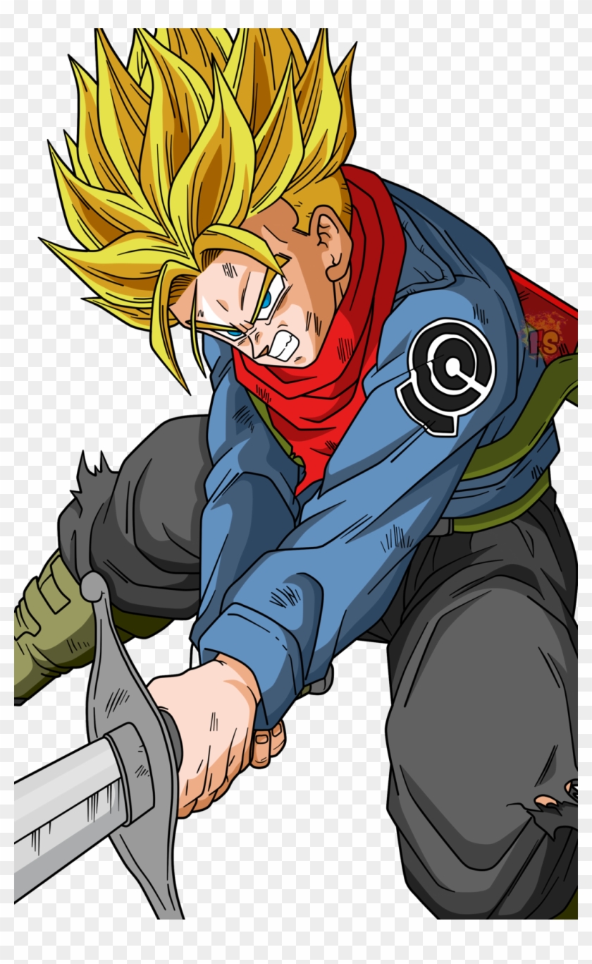 Dragon Ball, Trunks, Stems - Mirai Trunks - Full Size PNG Clipart ...