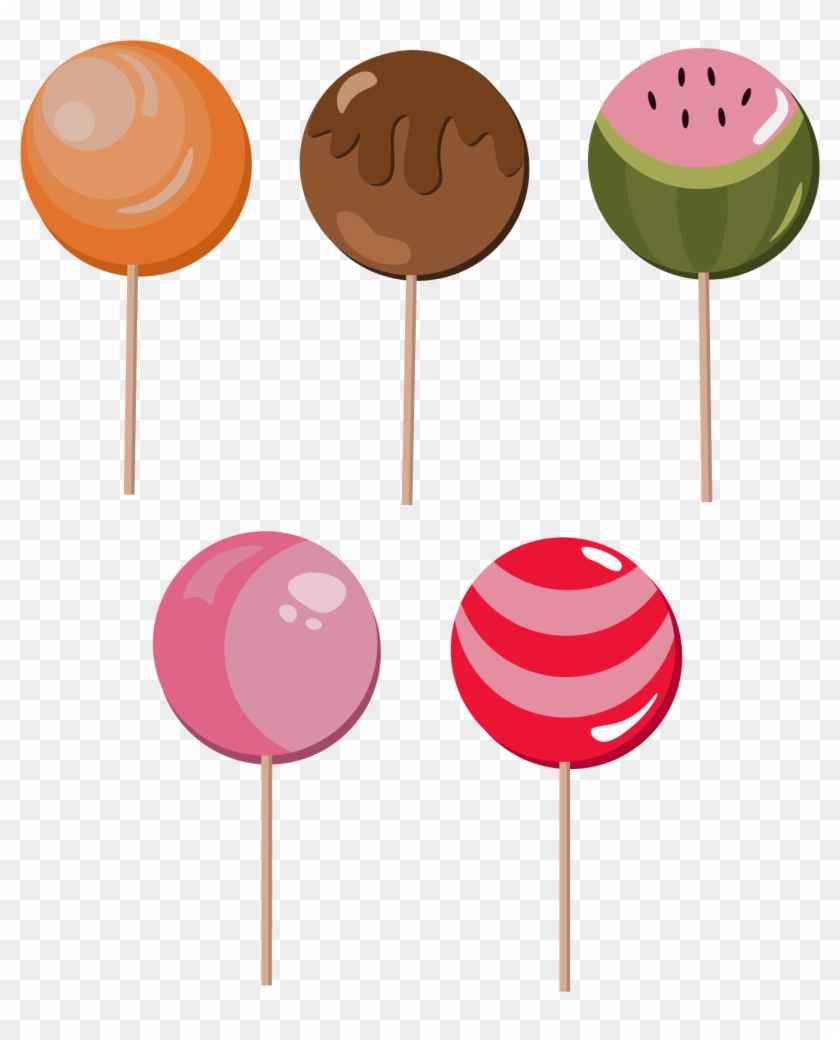 Candy Lollipops Candy Apple Dessert Clip Art - Lollipop - Full Size PNG ...