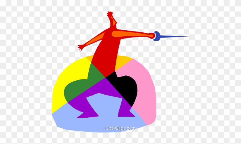 Fencing Royalty Free Vector Clip Art Illustration - Illustration - Full ...